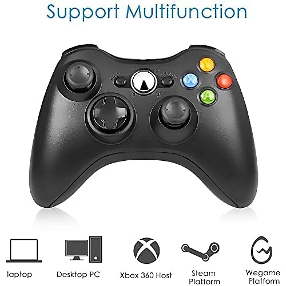 YUDEG Xbox 360 Wireless Controller Joystick Gampad for Xbox 360 PC Windows 7