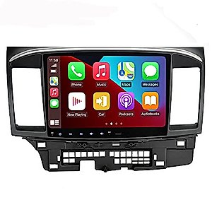 SYGAV Android 10 Car Stereo for 2008-2017 Mitsubishi Lancer EVO X with Carplay Without OEM Rockford Fosgate AMP Radio GPS Navigation Head Unit
