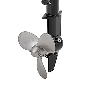 DNYSYSJ Outboard Motor Boat Engine 2 Stroke 2.5HP Superior Engine Outboard Motor Marine Boat Motor with Air Cooling System, CDI Ignition System, Manual Pull Start for Inflatable Fishing Boats