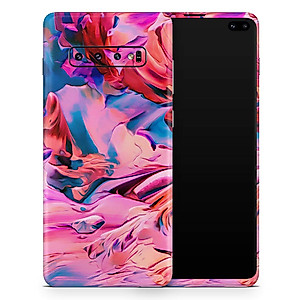 DesignSkinz Blurred Abstract Flow V16 Protective Vinyl Decal Wrap Skin Cover Compatible with The Samsung Galaxy S20 (Screen Trim & Back Glass Skin)