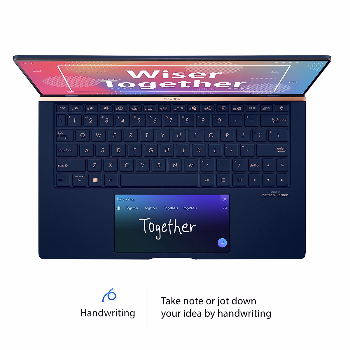 ASUS ZenBook 13 Ultra-Slim Laptop 13.3” Full HD NanoEdge Bezel, Intel Core i7-10510U, 16GB RAM, 512GB PCIe SSD, Innovative Screenpad 2.0, Windows 10 Pro - UX334FLC-AH79, Royal Blue