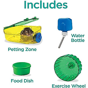 Kaytee CritterTrail Two Level Habitat for Pet Dwarf Hamsters, Gerbils or Mice, Blue