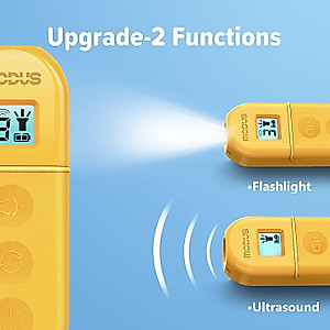 MODUS Ultrasonic Dog Barking Control Device,3 in 1 Sonic Bark Deterrent with LED Light Dog Training Tool&Behavior Aids, Rechargeable Anti Barking Device, Barking Silencer for Dogs(Indoor & Outdoor)