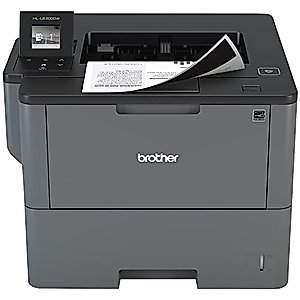 Brother HL-L6300DWB Wireless Single-Function Monochrome Laser Printer, Gray - Print only - 48 ppm, 1200 x 1200 dpi, 8.5 x 14, 256MB Memory, Auto Duplex Printing, 520 Sheet, Ethernet