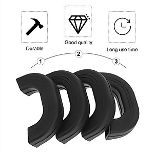 6pcs Pot Earrings Oven Mitts Oven Gloves Silicone Pot Handle Covers Pot Holder Covers Silicone Steamer Cooking Utensils Holder Pan Handle Cast Iron Handle Sleeve Anti-scald Sleeve
