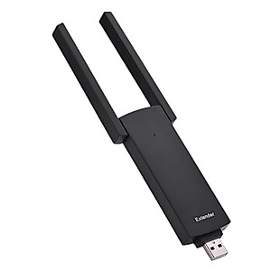 WiFi Extender, 300Mbps USB WiFi Network Signal Range Extender Wireless Internet Booster Dual Antenna Wireless Router Repeater AP Amplifier