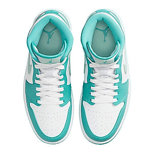 Jordan Womens WMNS Air Jordan 1 Mid DV2229 300 Washed Teal - Size 11W