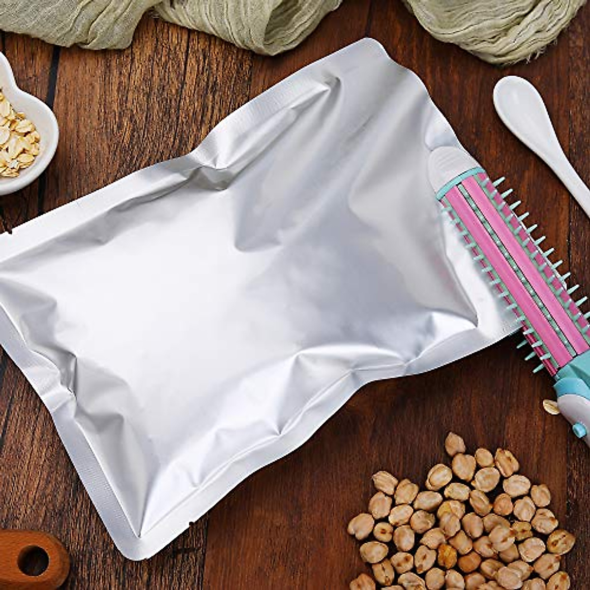 30 Packs 2 Gallon Mylar Bags for Dehydrated Vegetables, Grains, Legumes and Emergency Long Term Food Storage, Food Grade