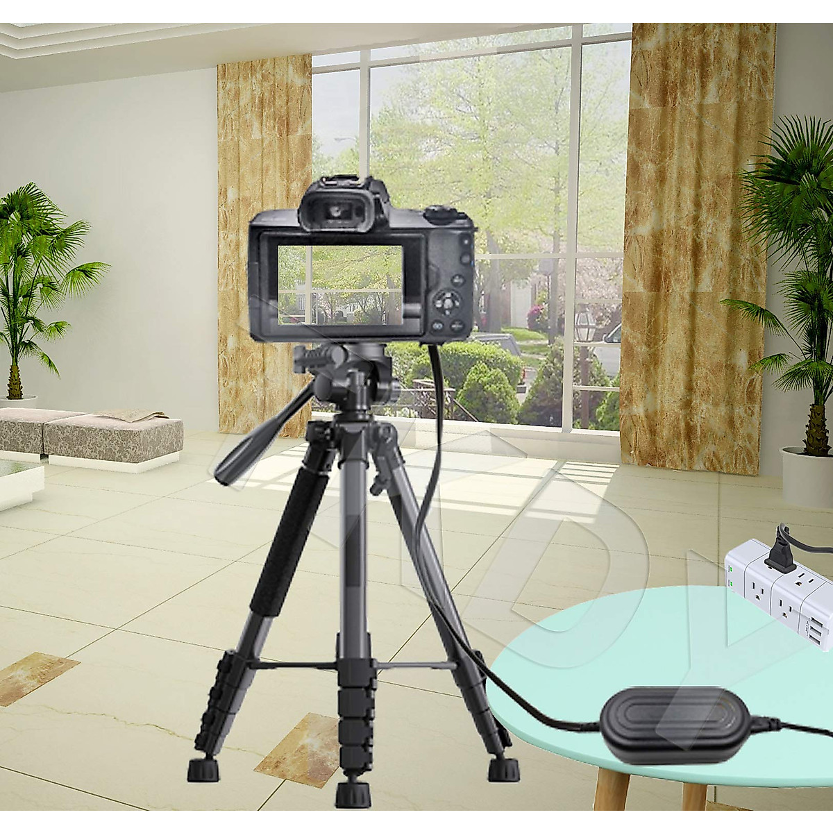 TKDY ACK-E8 Power Supply LP-E8 Dummy Battery DR-E8 DC Coupler Kit for Canon EOS Rebel T5i T3i T4i T2i, Kiss X6 X5 X4, 700D 650D 600D 550D Digital Cameras.