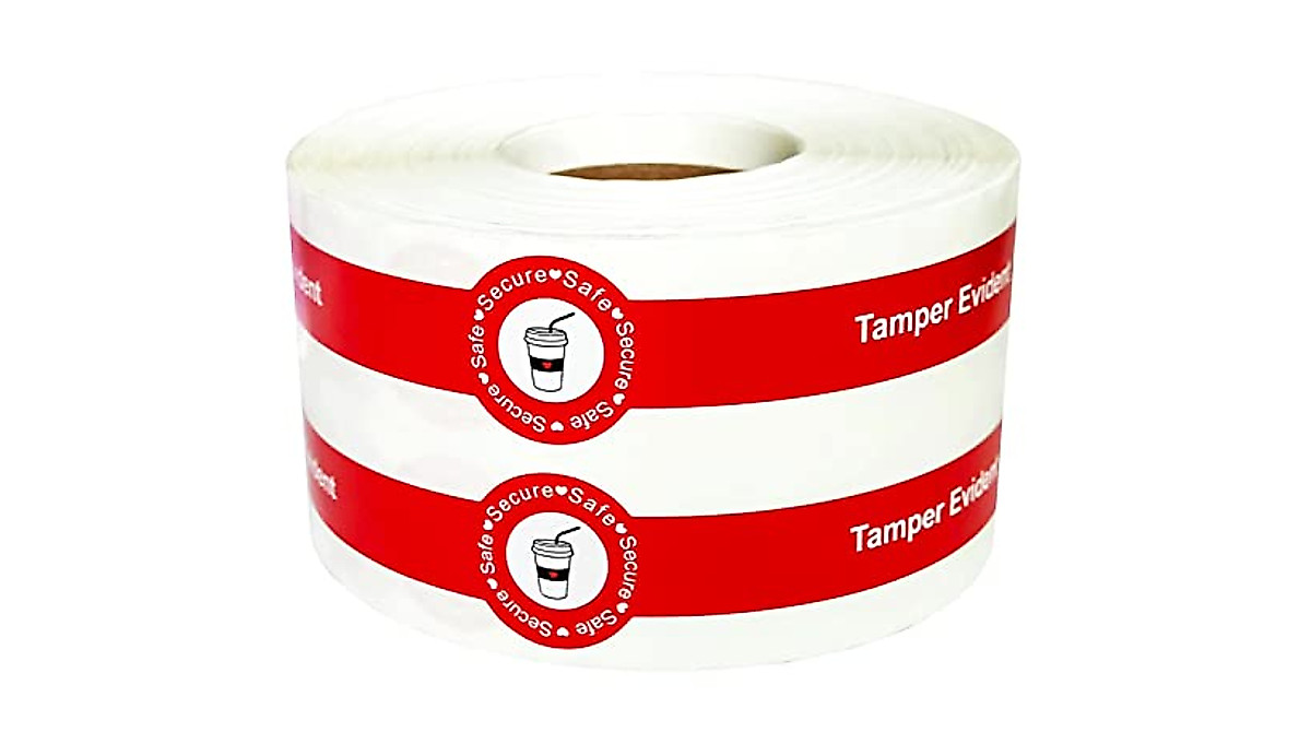 Secure Tamper Evident Seals for Drinks - 500 Pack