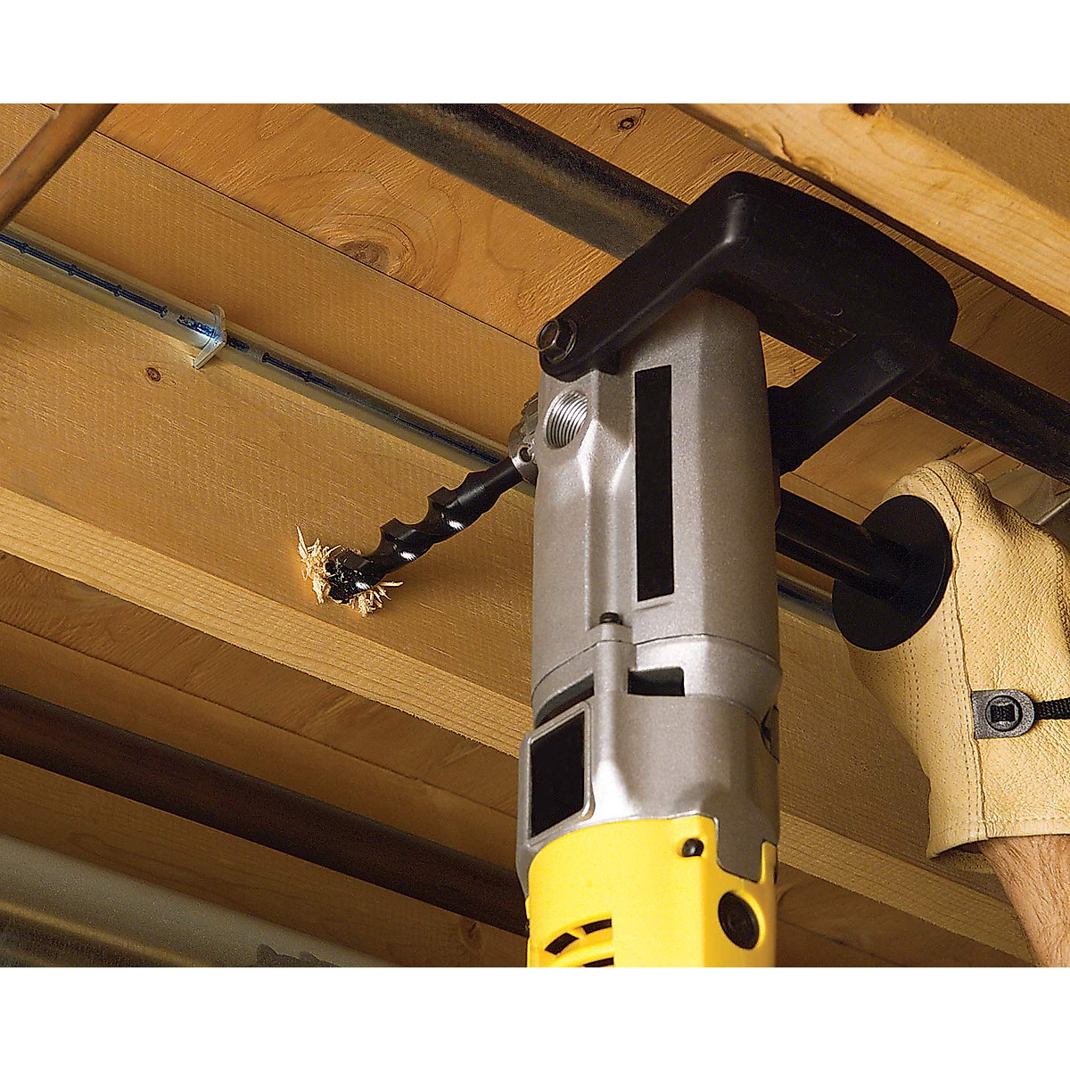 IDEAL Electrical 35-814 Nailbiter™ 7-1/2 in. Ship Auger – 7/8 in. Drill Bit w/ Dual-Helix Head, 60 deg. Angled Design