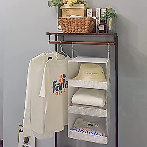 GRANNY SAYS Bundle of 1-Pack Hanging Organizer for RV Closet & 3-Pack Storage Cubes for Organizing