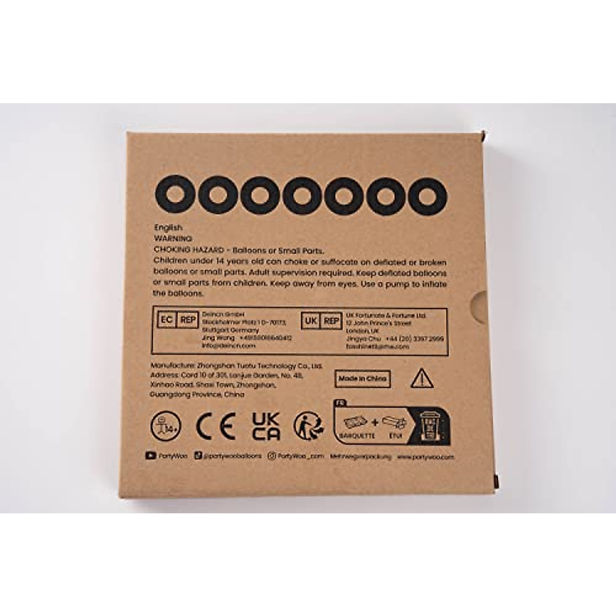 PartyWoo Metallic Twisting Balloons, 50 pcs Long Balloons 260Q Modelling Balloons in 6 Metallic Colors, Magic Balloons Animal Balloons for Children's Party, Carnivals, Jungle Party