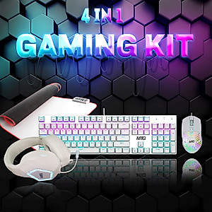 Computer Desktop PC, Intel Core i5-6500, TechMagnet Siwa 6, 8GB RAM, 1TB HDD, 27 Inch 165Hz Gaming Monitor, Gaming Kit, Windows 10 Pro (Renewed)