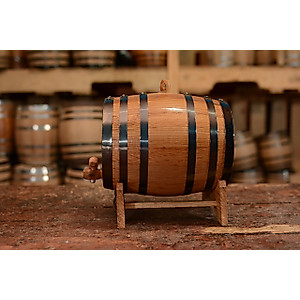 Custom Whiskey Barrel - Personalized Wine Barrel - Engraved Oak 2 Liter Barrel | Age your own Tequila, Whiskey, Rum, Bourbon, Wine