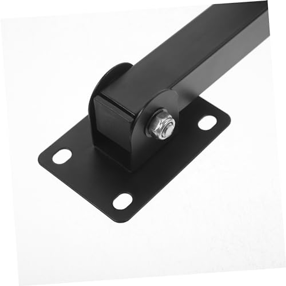 HOMSFOU 1 Set Home Supplies Wall-Mounted Router Rack Stainless Steel Router Storage Holder Black Camera Bracket