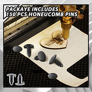 150 Pcs Honeycomb Pins 7.5-8 mm Honeycomb Laser Bed Hold Down Pins Honeycomb Fixing Needle Laser Cutter and Engraver Accessories Honeycomb Grid Replaces Honeycomb Laser Bed Accessories