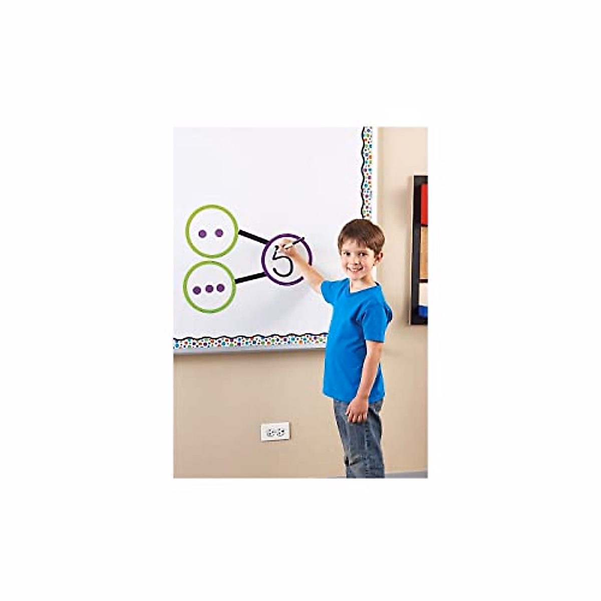 Learning Resources Giant Magnetic Number Bonds, Math Teacher aids, Whiteboard accessories, 55 Pieces, Grades K+