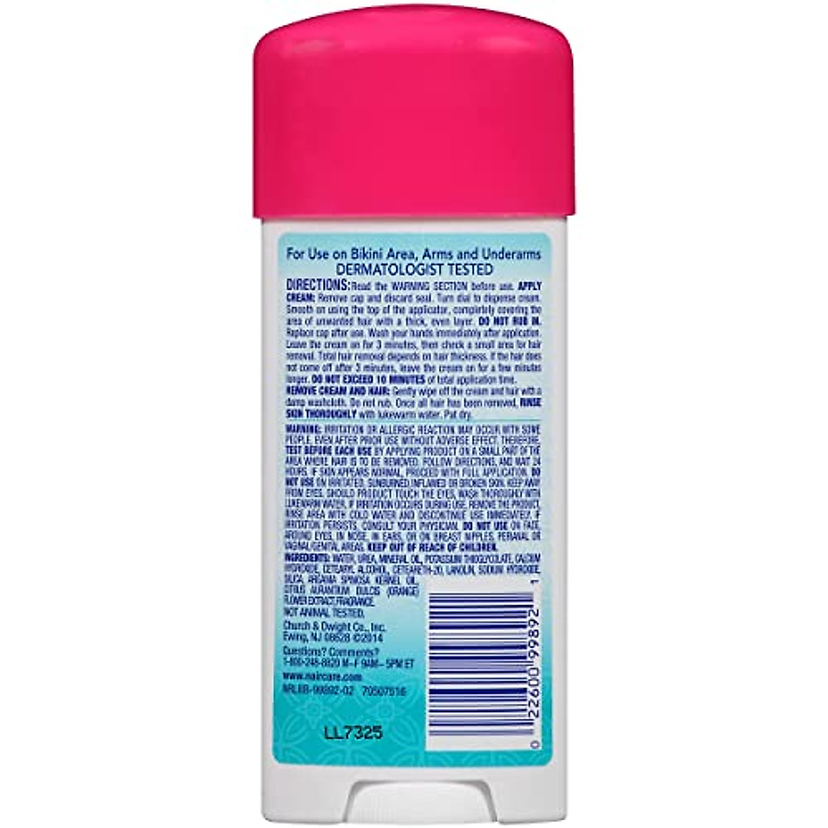 Nair Hair Remover Glides Away Max, Moroccan Argan Oil, for Bikini, Arms & Underarms, 3.3 Oz. by Nair