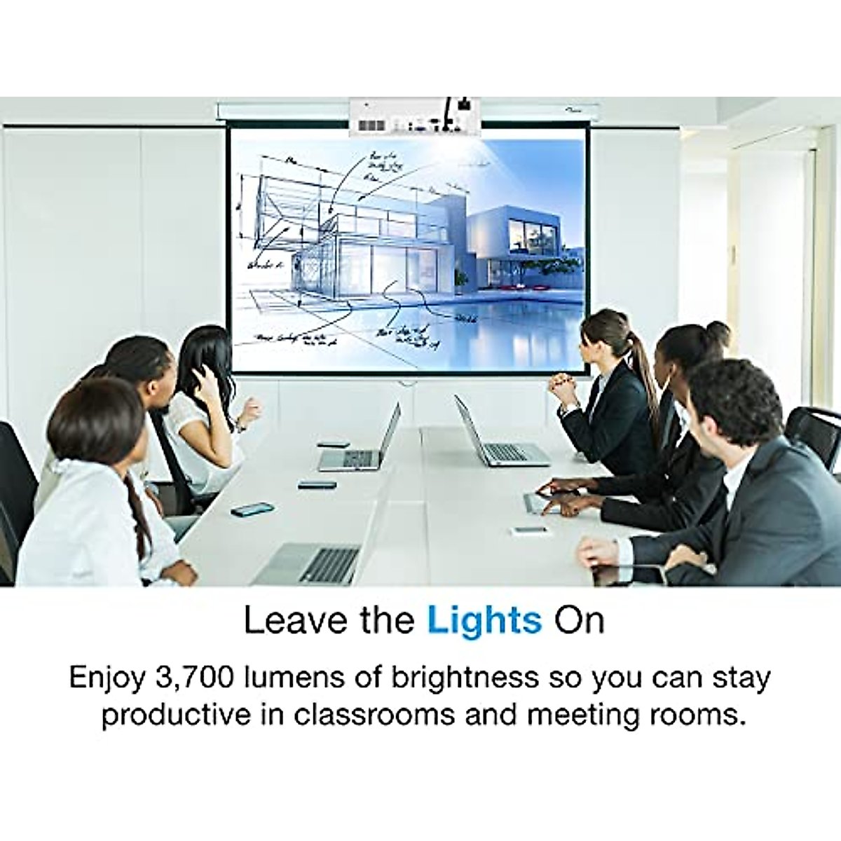 Optoma ZW370 WXGA Professional Laser Projector | Compact Design & Bright 3700 lumens | DuraCore Technology, Up to 30,000 Hours | Network Control | Quiet Operation | 10W Speaker Built in
