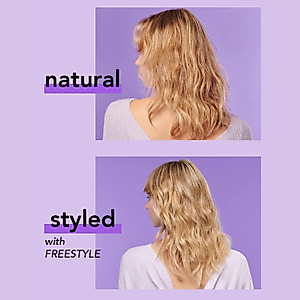 InStyler Freestyle 1” Ionic Ceramic Styler Round Hair Brush - Straighten, Wave or Curl Hair with Ionic Tip Barrel & Ceramic Heated Bristles - Helps Reduce Frizz for Easy Styling