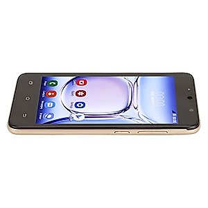 WiFi Unlocked Smartphone, Dual Camera Phone with Golden 4.5 Inch HD Screen, GPS Supported for Gaming (US Plug)