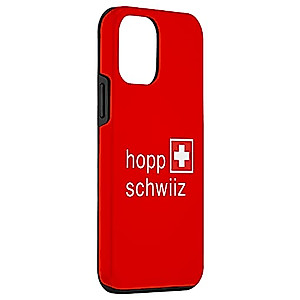iPhone 12 mini Go Team Switzerland Hopp Schwiiz Case