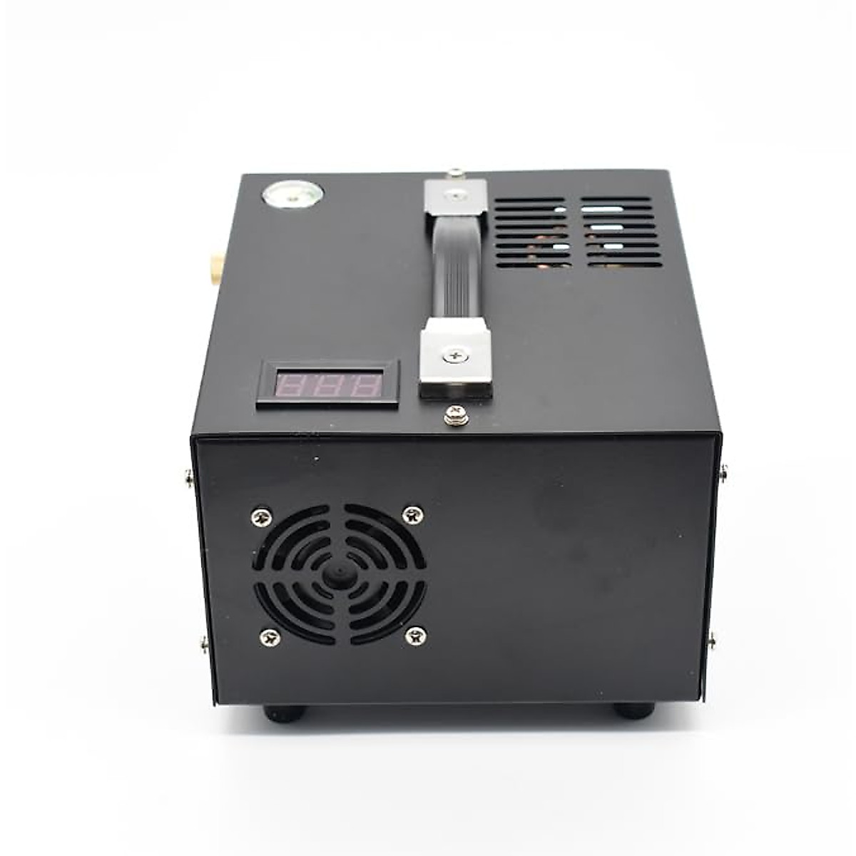 Generic Pcp compressor 12v 300 bar 4500 psi 30Mpa pcp pump high pressure compressor 12v dc 300bar, Black