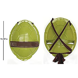 roikeas Halloween Costumes for Tortoise Shell, Super Hero Cosplay Costume for Kids Halloween, Birthday Gift (Orange)