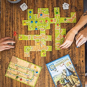 Carcassonne Hunters & Gatherers Board Game - Prehistoric Adventure with New Tiles & Meeples! Strategy Game for Kids and Adults, Ages 8+, 2-5 Players, 40 Minute Playtime, Made by Z-Man Games