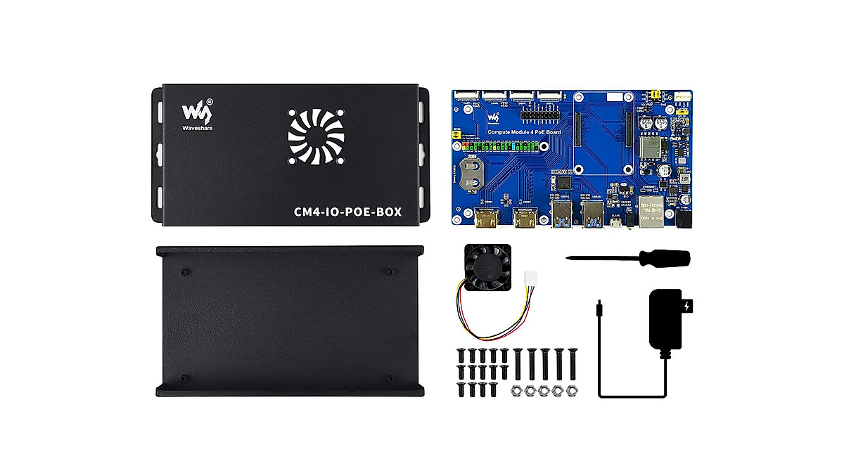Waveshare PoE Mini-Computer for Raspberry Pi CM4