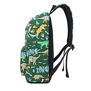 Acmebon Cute Dinosaur Children School Backpack for Boy and Girl Green
