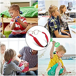 6 Pieces Kids Eyeglass Strap Nonslip Neoprene Glasses Holder Sunglasses Lanyard Eye Glasses Cord Holder Neck Strap Sports Safety Retainer for Boys Girls (Wild Animals, Green, Blue, Pink Princess)