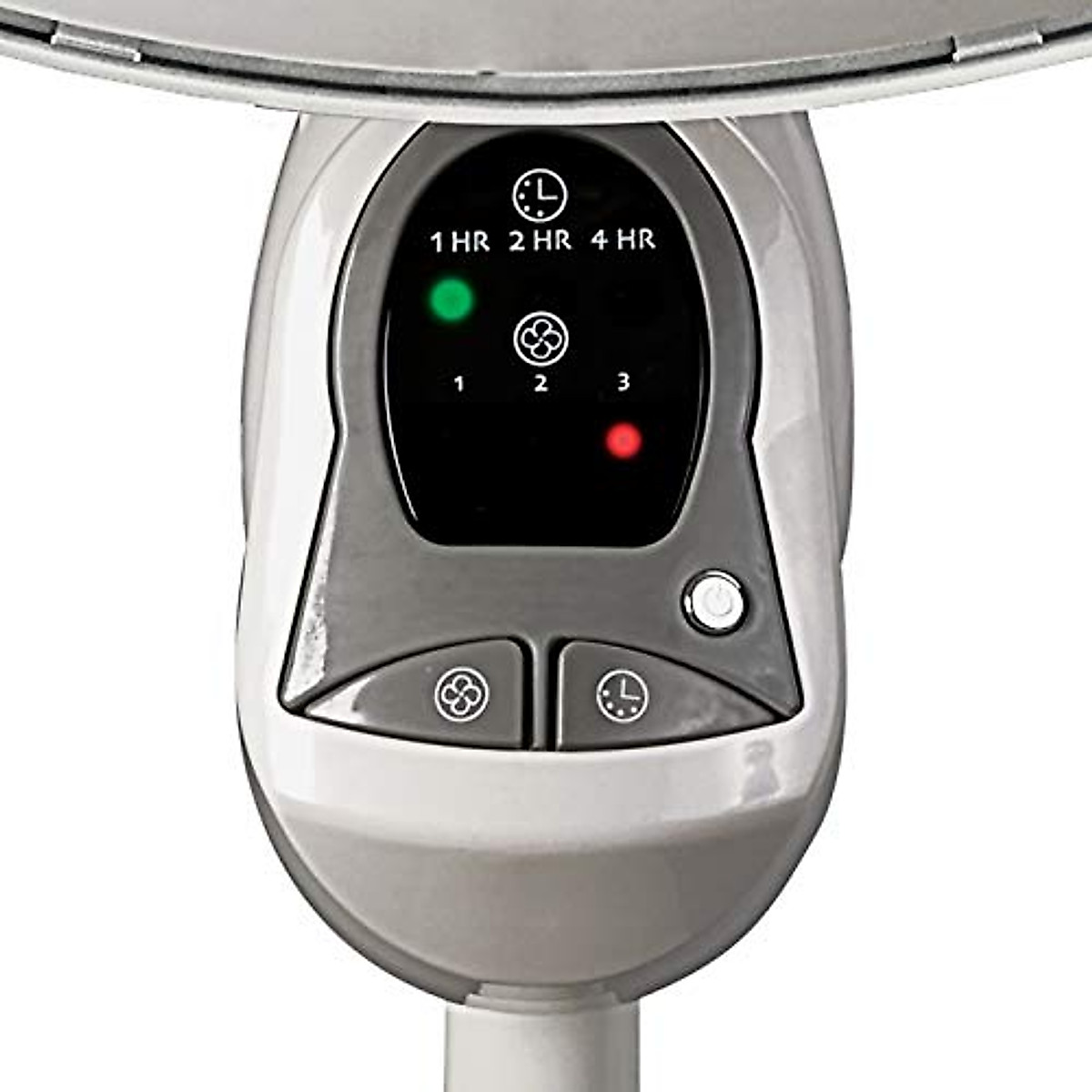 Lasko Cyclone Pedestal Fan, Adjustable Height, Remote Control, Timer, 3 Speeds, for Bedroom, Kitchen, Office and Living Room, 18", White, 1885, Large