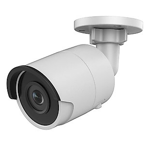 2MP PoE Security IP Camera - Compatible with Hikvision DS-2CD2023G0-I Bullet,Indoor and Outdoor,Weather Proof,IR Night Vision, 4mm Lens, English Version, Firmware Upgradable