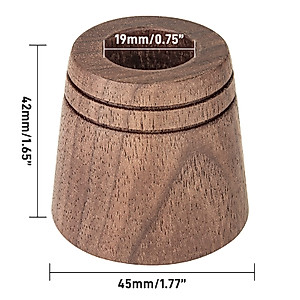 2 Pack Razor Holder Shaver Holder Safety Razor Stand Men's Shaving Stand Wood