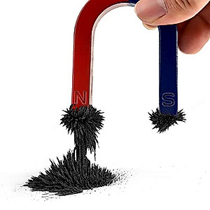 SPACECARE Magnetic Iron Powder Filings for Magnet Education and School Projects, Storage Jar (12 Ounces) with Shaker Lid, 1 Pack