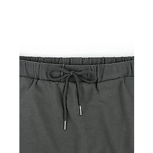 Century Star Tennis Skirts for Women with Pockets Golf Knee Length Skorts Athletic Sports Drawstring Waist Skirts with Shorts 06 Navy Blue X-Large