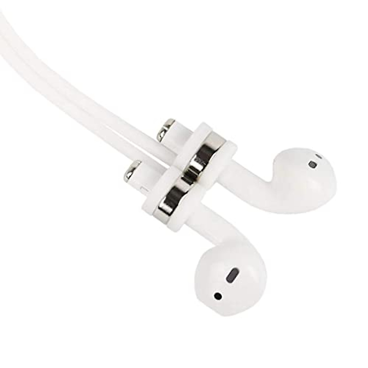 Guran 360° Strong Magnetic earphone Strap Anti-Lost Cord Sports String for Airpods 3rd 2nd Generation Pro 3 2 1(White)