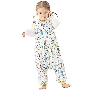HOMEAL Baby Sleep Sack,Summer Toddler Sleep Sacks 2t-3t Sleep Sack Toddler,Toddler Sleeping Sack with Legs,Sleeveless Sleep Sack Baby,Light Weighted Sleep Sacks Baby for Early Walkers,12months-7T
