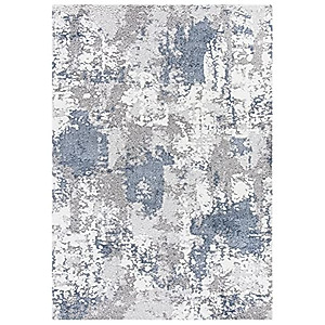 SAFAVIEH Century Collection 10' x 14' Grey/Blue CTY339F Modern Abstract Non-Shedding Living Room Dining Bedroom Area Rug