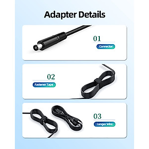 19.5V 16.9A 330W AC Adapter Power Supply Charger Fit for Dell Alienware X51 X51 R2, M18x M18x R1, R2, R3, DA330PM111 ADP-330AB B XM3C3 331-2429 320-2269 Laptop Replacement Power Cord