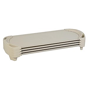 Angeles SpaceLine Nap Cots, Kids Daycare and Preschool Sleeping Cot, Standard Size, Set of 4, Sand