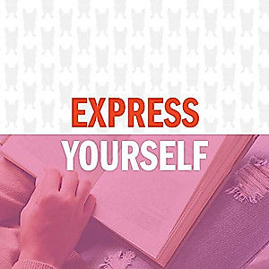 WITHit French Bull Clip On Book Light – Ombre – Square LED Reading Light for Books and eBooks, Reduced Glare, Portable and Lightweight, Cute Bookmark Light for Kids and Adults, Batteries Included