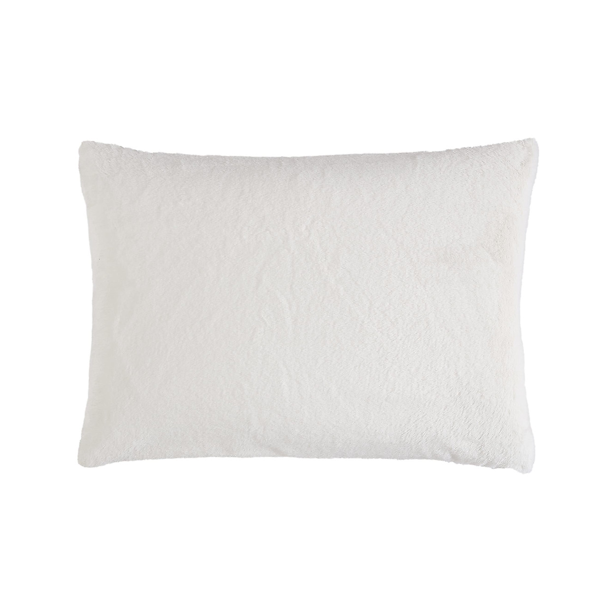 Laura Ashley- Queen Duvet Cover Set, Faux Fur Bedding Set, Ultra Cozy Home Decor (Solid Ivory, Queen)