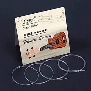 Clear Nylon Ukulele Strings Ukulele Nylon Strings Nylon Ukelele Strings 3 full sets
