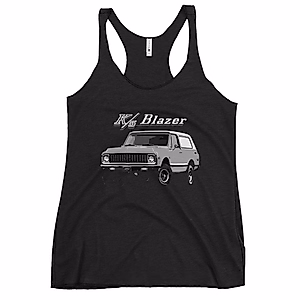 1972 Chevy Blazer K5 Vintage American Truck SUV Women's Racerback Tank