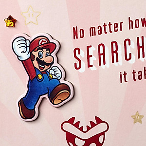 Hallmark Nintendo Super Mario Valentine's Day Card for Husband, Wife, Boyfriend, Girlfriend (Lucky)