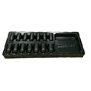 Sunex 3328 Sunex 3328 3/8-Inch Drive Metric Mid-Depth Impact Socket Set, 14-Piece