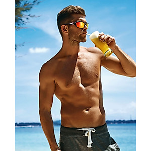 TOODOO 3 Pairs Sport Polarized Sunglasses for Cycling Driving Fishing TAC Lens Sunglasses for Men Women Youth Baseball Running Golf Motorcycle